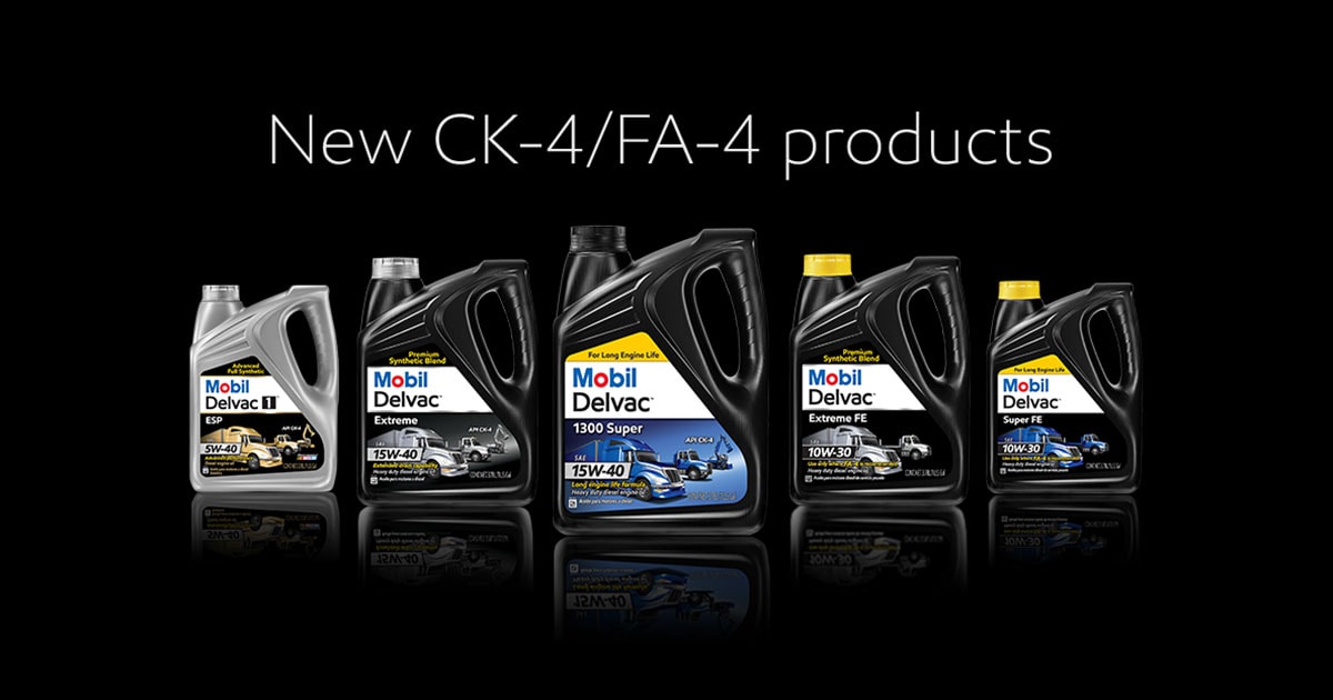 Understanding API CK-4 and FA-4 engine oils